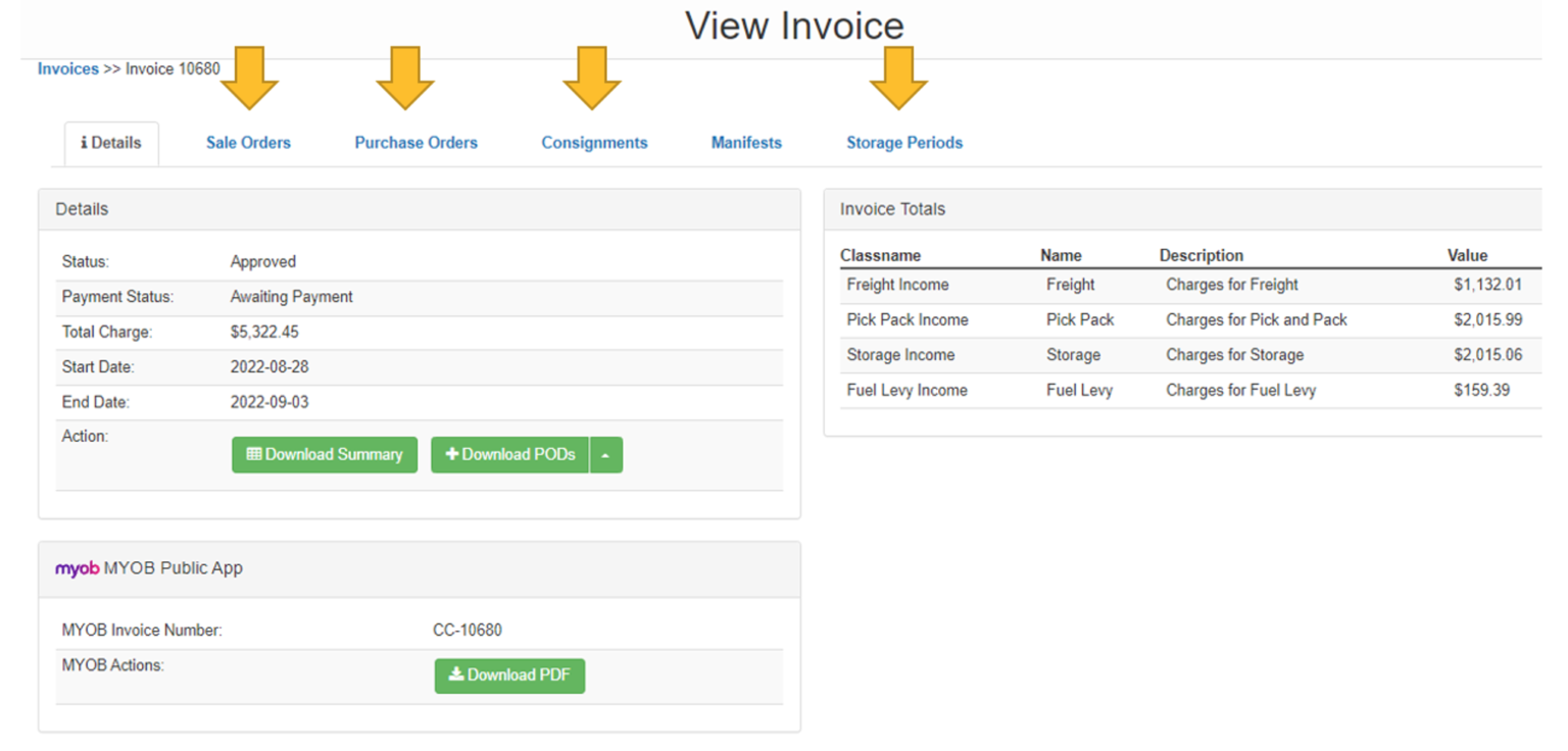 How To View Your Invoices - Peter Sadler Removals